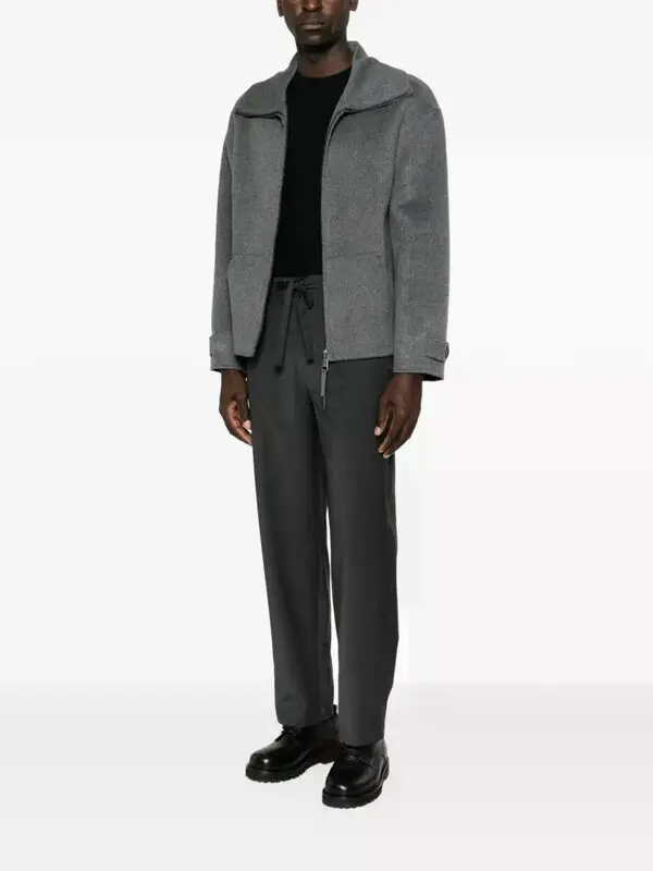 AMARANTO Crew-neck Long-sleeve Sweater