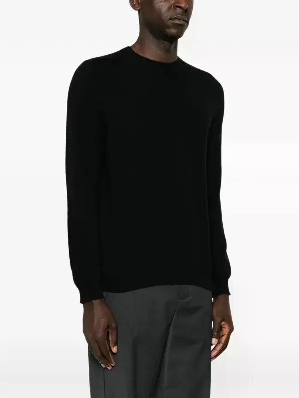 AMARANTO Crew-neck Long-sleeve Sweater