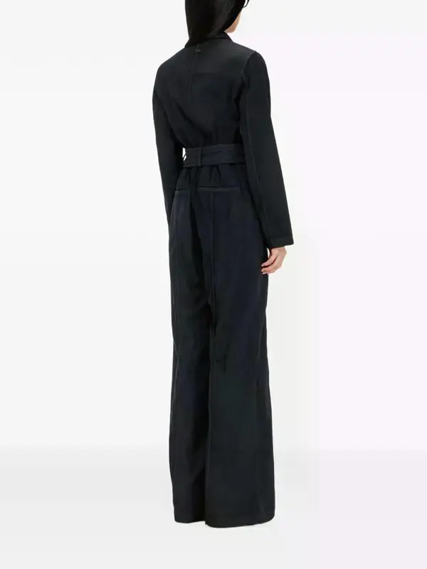 DIESEL® Belted Blazer Jumpsuit In Stretch Wool