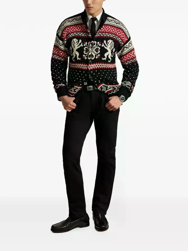 Polo Ralph Lauren Fair Isle Intarsia-knit Cardigan