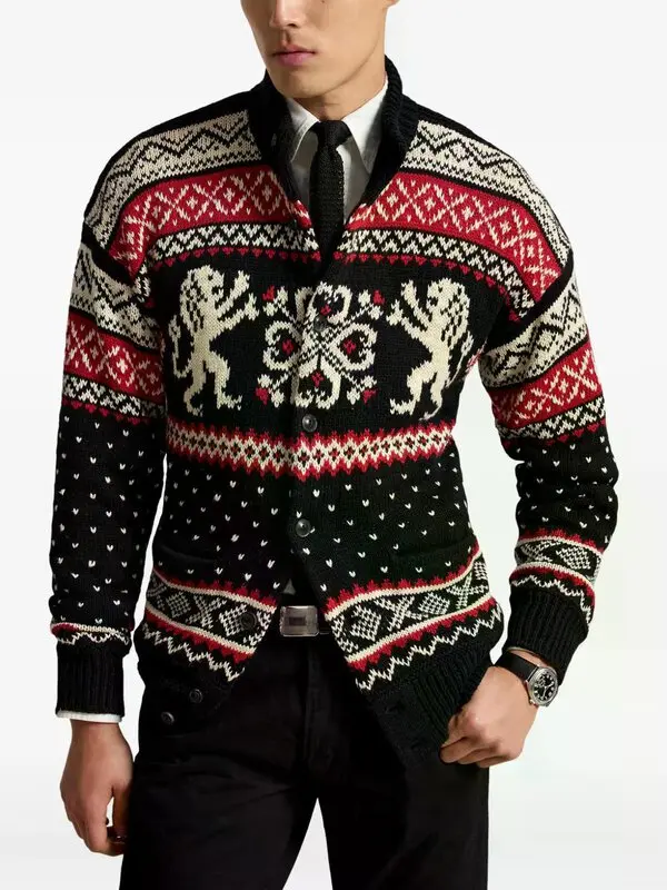 Polo Ralph Lauren Fair Isle Intarsia-knit Cardigan