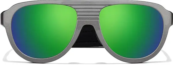 Zenni Aviator Glasses W/ Strap Plastic Full Rim Frame - Gray