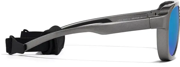 Zenni Aviator Glasses W/ Strap Plastic Full Rim Frame - Gray