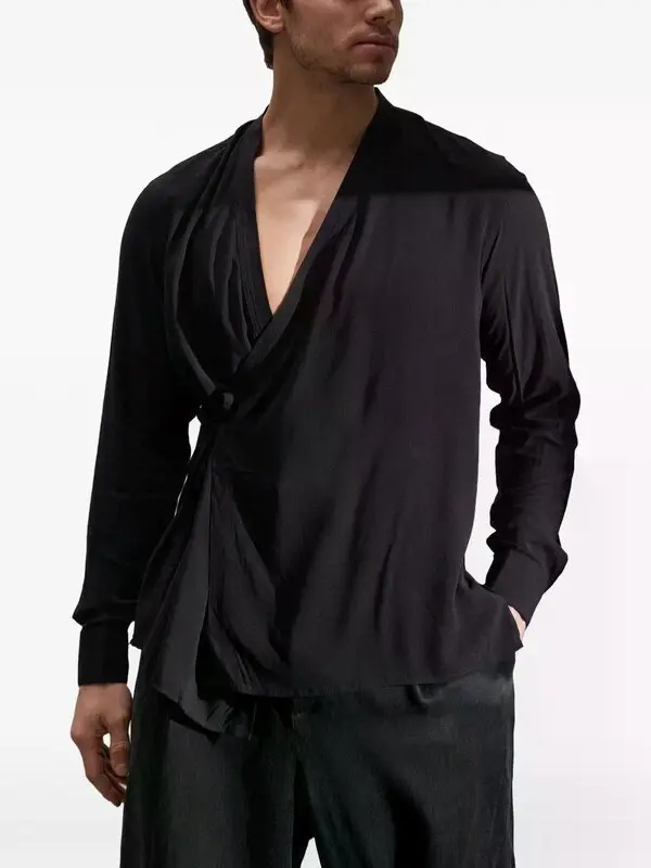 TESSITURA BODY COUTURE Wrap-style Shirt