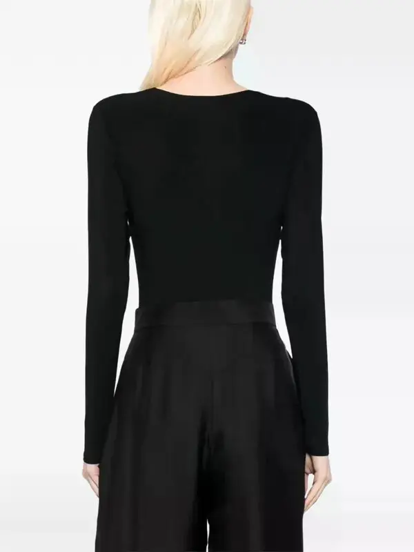 TESSITURA V-neck Long-sleeve Bodysuit