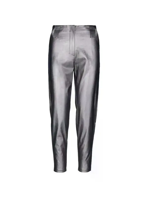 TESSITURA BODY COUTURE Metallic-effect Tapered Trousers