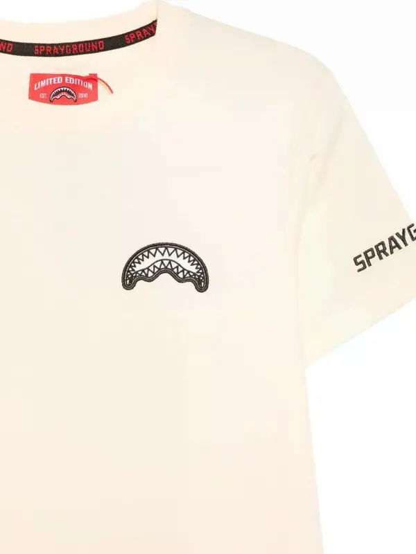 SPRAYGROUND Shark Mouth Logo-print T-shirt