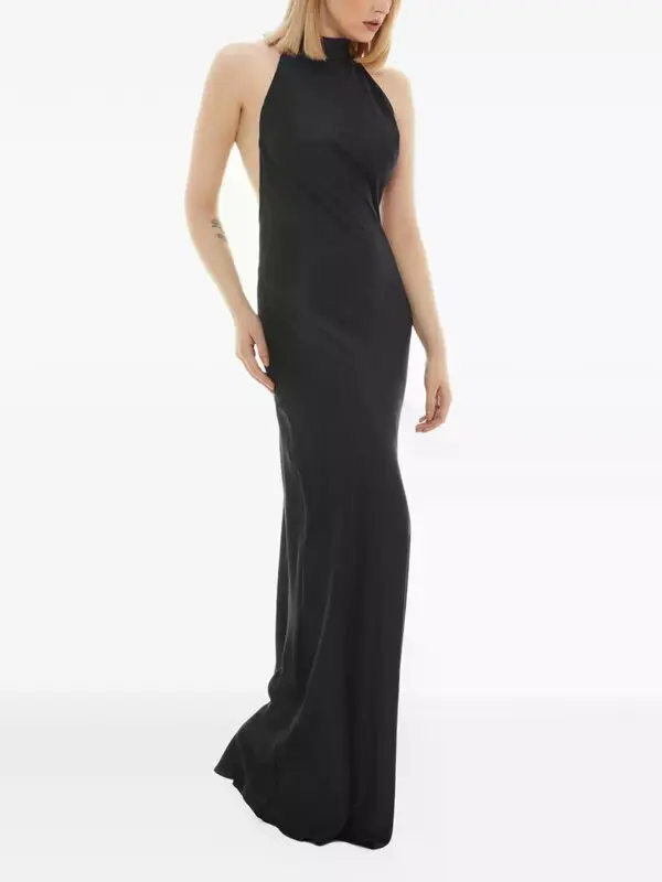 TESSITURA Halterneck Maxi Dress