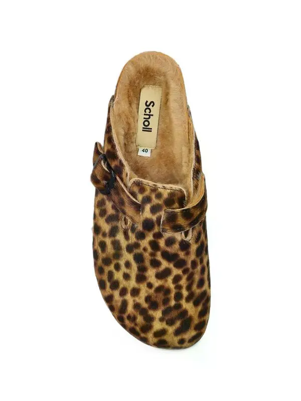DR. SCHOLL'S SHOES Fae Leopard-print Mules