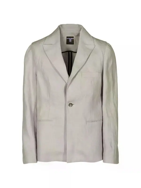 TESSITURA Single-breasted Blazer - Grey