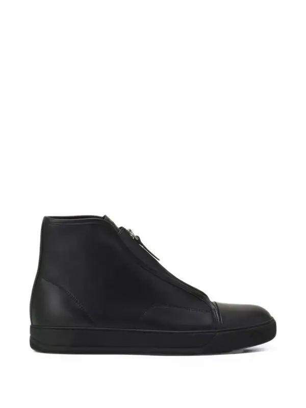 LANVIN Dbb1 High-top Sneakers In Leather
