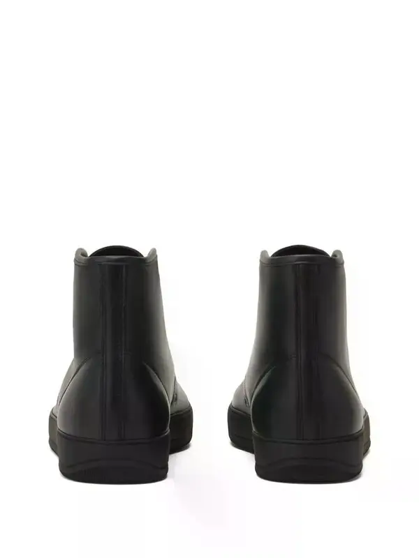 LANVIN Dbb1 High-top Sneakers In Leather