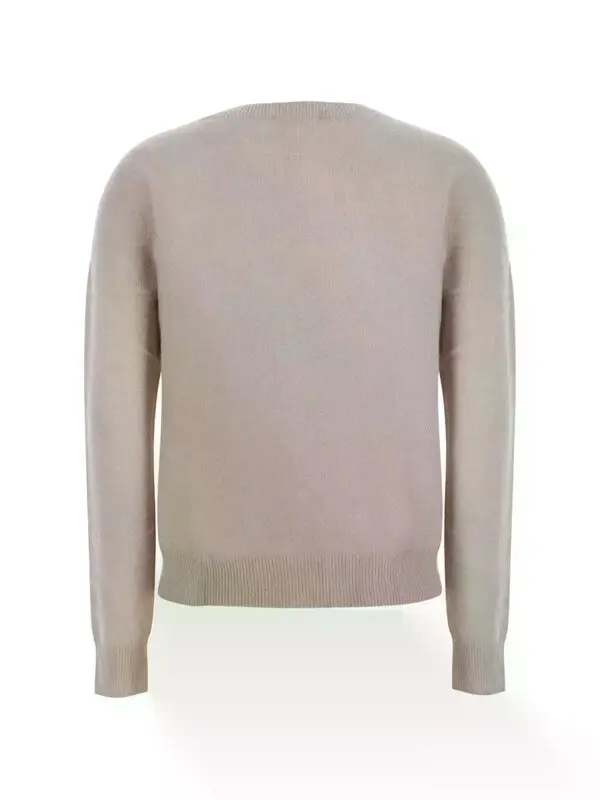 SOLOCASCMIR Ribbed-trim Crew-neck Sweater