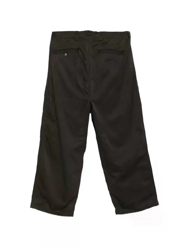 Comme Des Garçons Pleated Straight-leg Trousers
