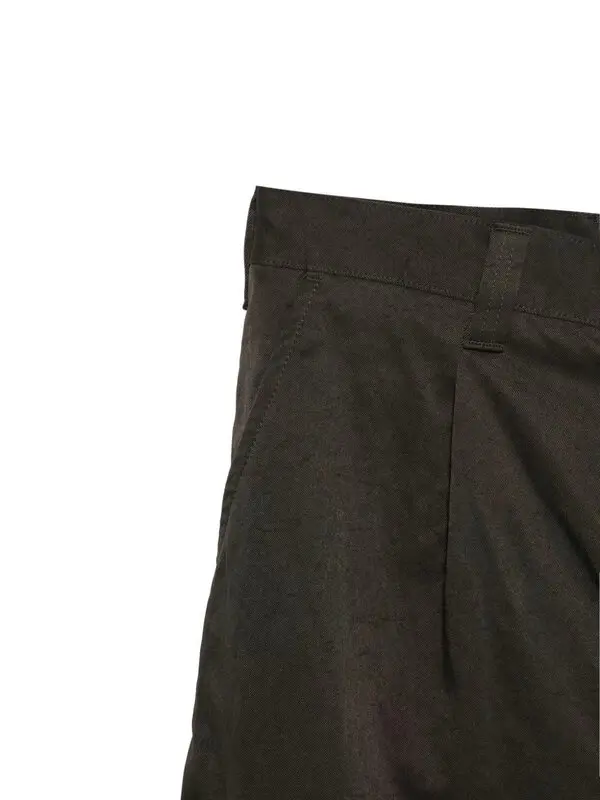 Comme Des Garçons Pleated Straight-leg Trousers