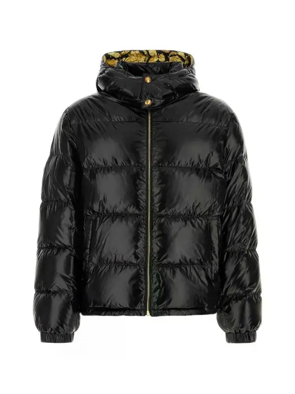 Versace Quilted Hooded Jacket