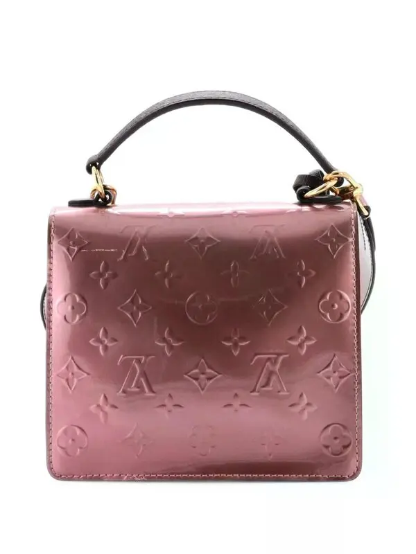 LOUIS VUITTON Spring Street Nm Handbag Monogram Vernis With Monogram Canvas Satchel