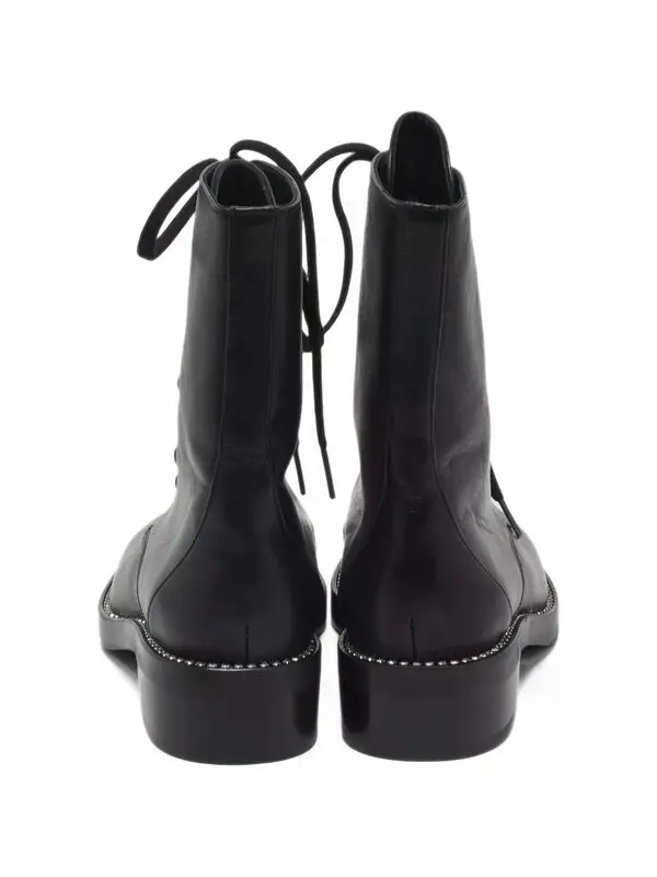 STUART WEITZMAN Sondra Shine Combat Boots