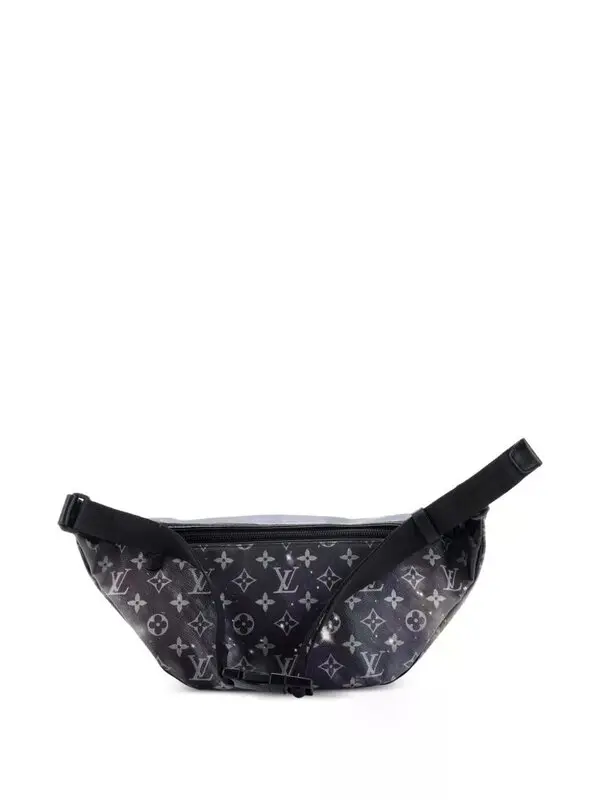 LOUIS VUITTON Discovery Bumbag Limited Edition Monogram Galaxy Canvas Belt Bag - Black