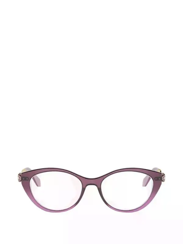 BVLGARI Serpenti Cat-eye Glasses - Purple
