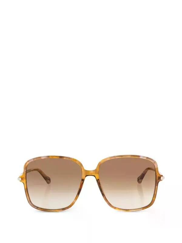 Chloé Oversized-frame Sunglasses - Brown