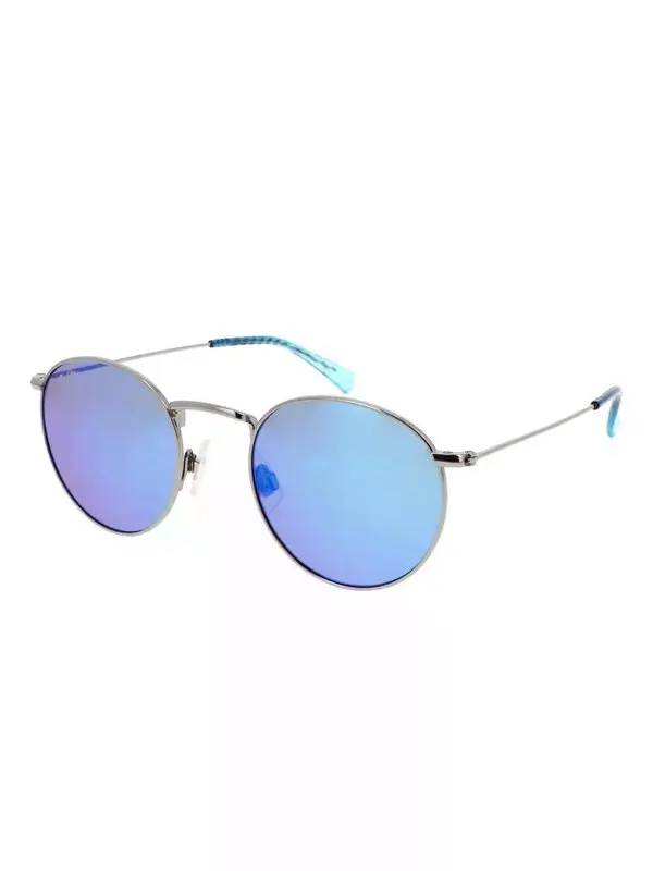 Maui Jim Pūkaua Round-frame Sunglasses - Silver