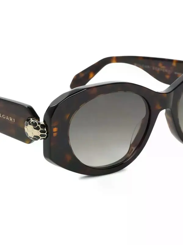 BVLGARI Serpenti Geometric-frame Sunglasses