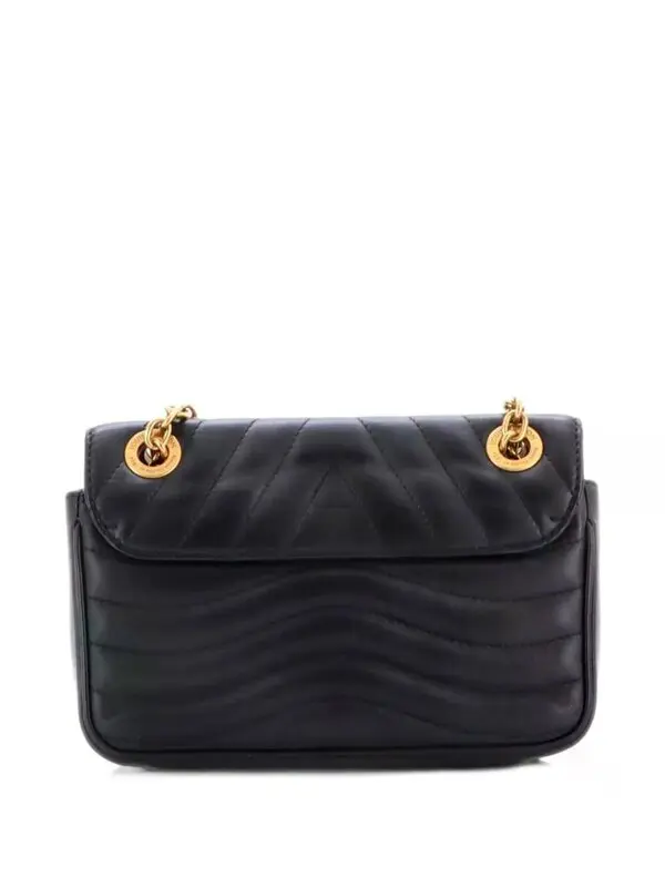 LOUIS VUITTON New Wave Chain Bag Nm Quilted Leather Pm Crossbody Bag - Black