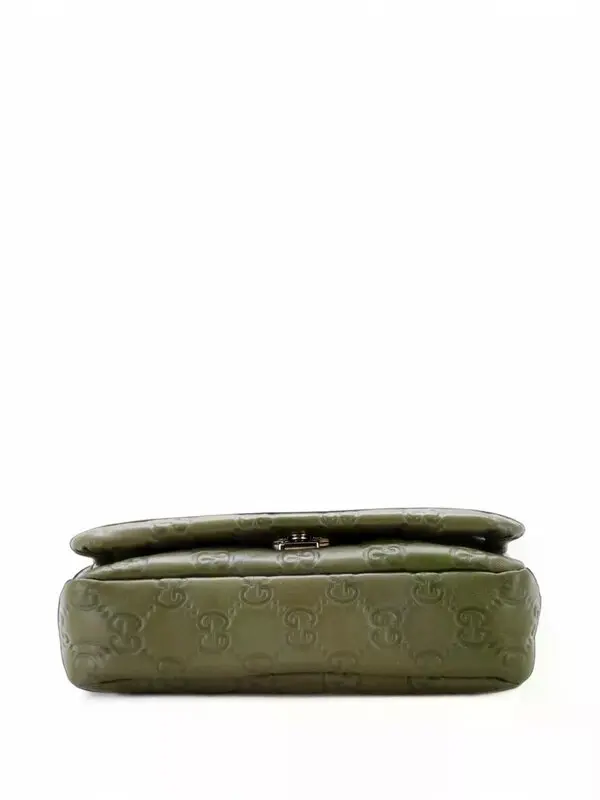 Gucci Gg Milano Top Handle Bag Guccissima Leather Mini Shoulder Bag