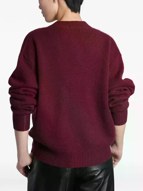 IRO PARIS Willoy V-neck Ribbed-trim Sweater