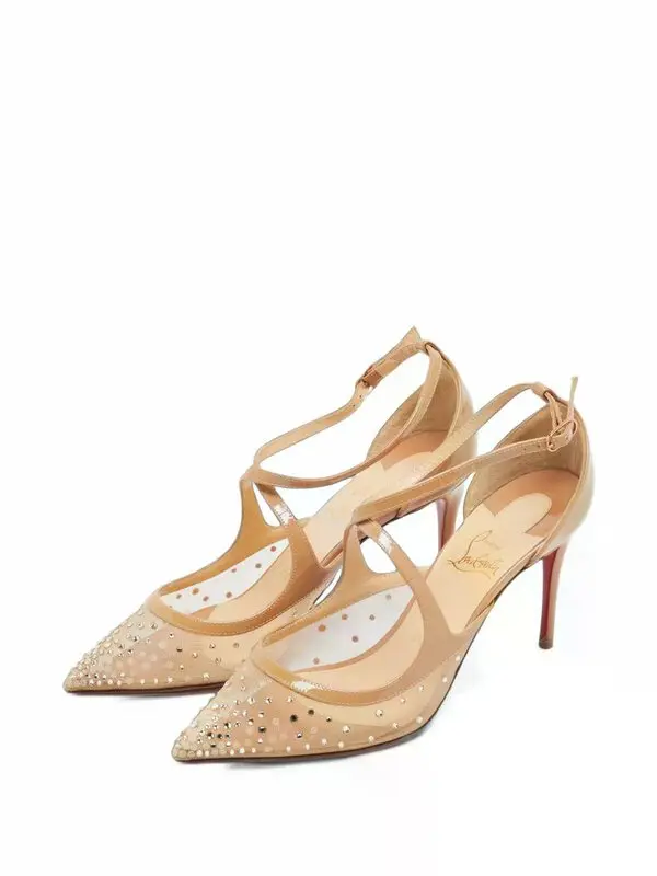 CHRISTIAN LOUBOUTIN Twistissima Crystal-embellished Pumps