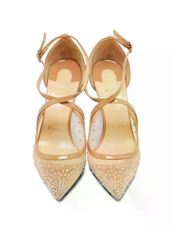 CHRISTIAN LOUBOUTIN Twistissima Crystal-embellished Pumps