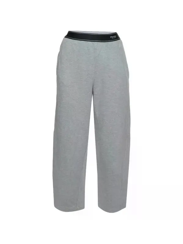 Prada Logo Band Wide-leg Track-pants