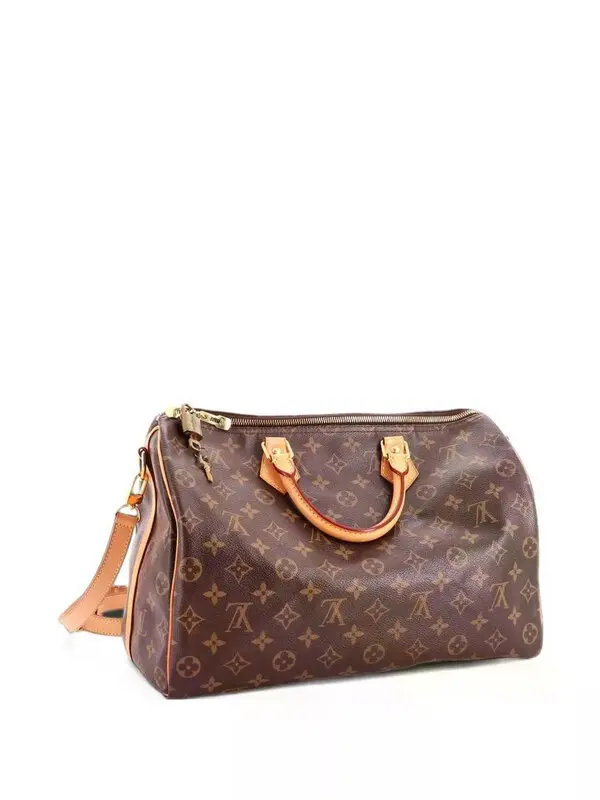 LOUIS VUITTON Speedy Bandouliere Bag Monogram Canvas 35 Satchel