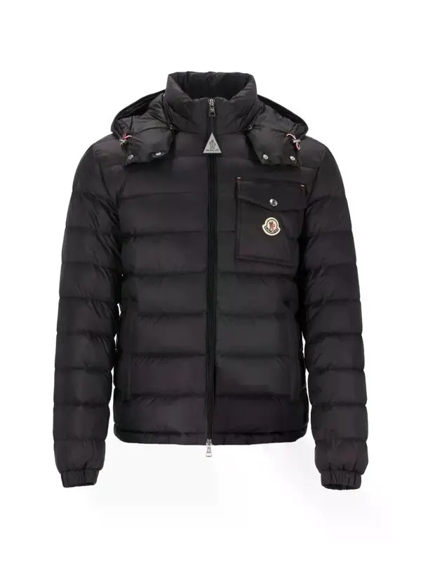 Moncler Verith Hooded Short Down Jacket - Black
