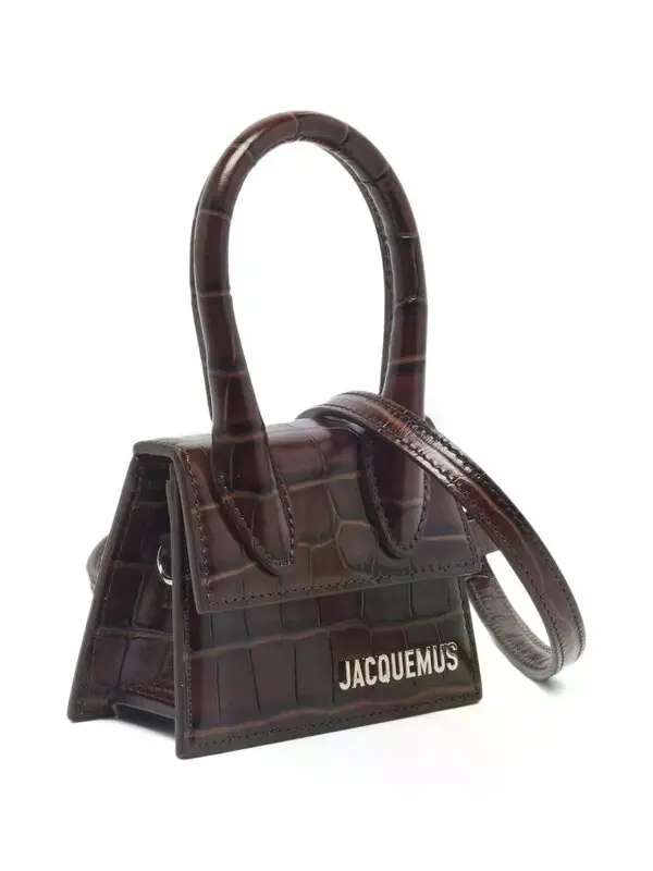 Jacquemus Le Chiquito Crocodile-embossed Handbag