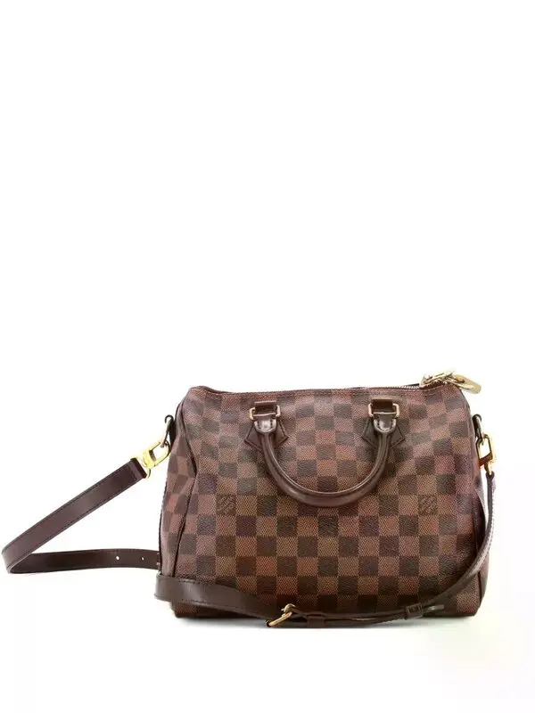 LOUIS VUITTON Speedy Bandouliere Bag Damier 25 Satchel - Brown