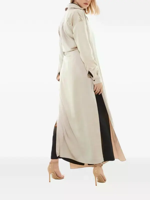 TESSITURA The Gold Oversized Shirt Coat