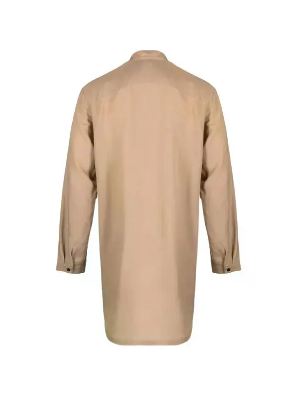 TESSITURA BODY COUTURE Mandarin-collar Long-sleeve Shirt