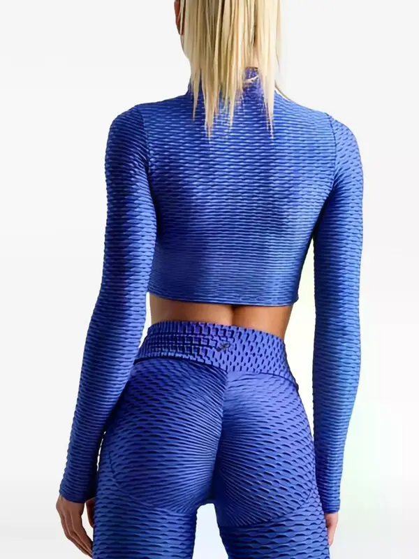 TESSITURA 3d Texture Zip-up Sweater