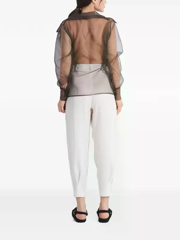 TESSITURA Organza Silk Blazer