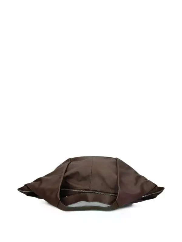 VIC MATIE Grained Leather Tote Bag