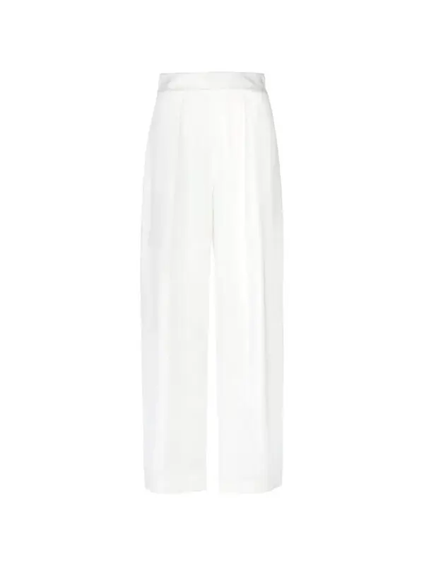 TESSITURA Wide-leg High-waisted Trousers