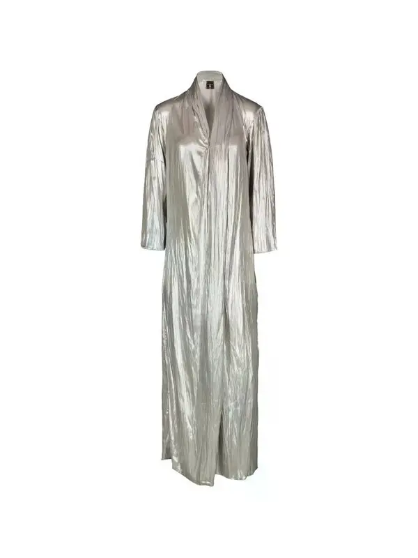 TESSITURA Abaya Metallic-effect Maxi Dress