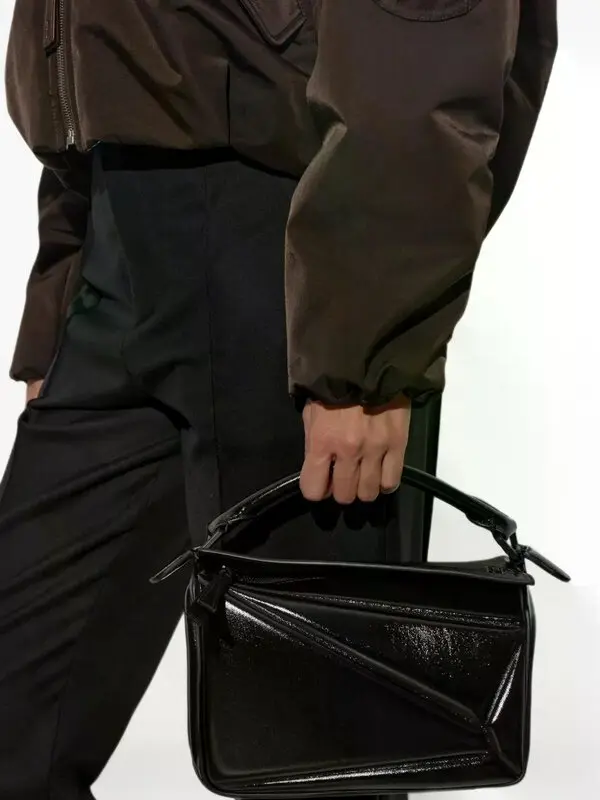 Loewe Small Puzzle Blown Bag In Glossy Lambskin