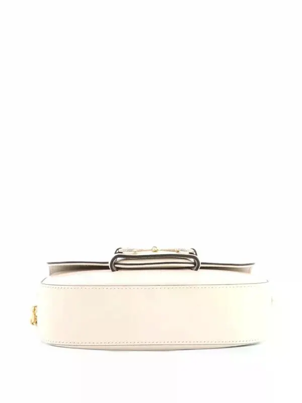 Gucci Horsebit 1955 Chain Leather With Crystal Detail Mini Shoulder Bag