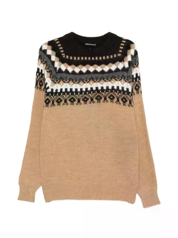 DANIELE ALESSANDRINI Fair Isle-knit Sweater