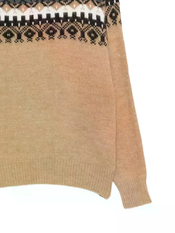 DANIELE ALESSANDRINI Fair Isle-knit Sweater