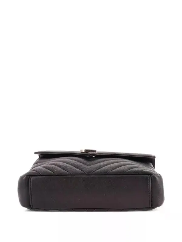 Saint Laurent Classic Monogram College Bag Matelasse Chevron Leather Medium Crossbody Bag