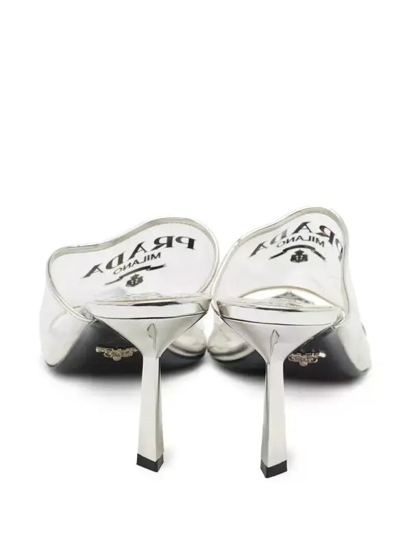 Prada Acrylic Glass Transparent Sandals